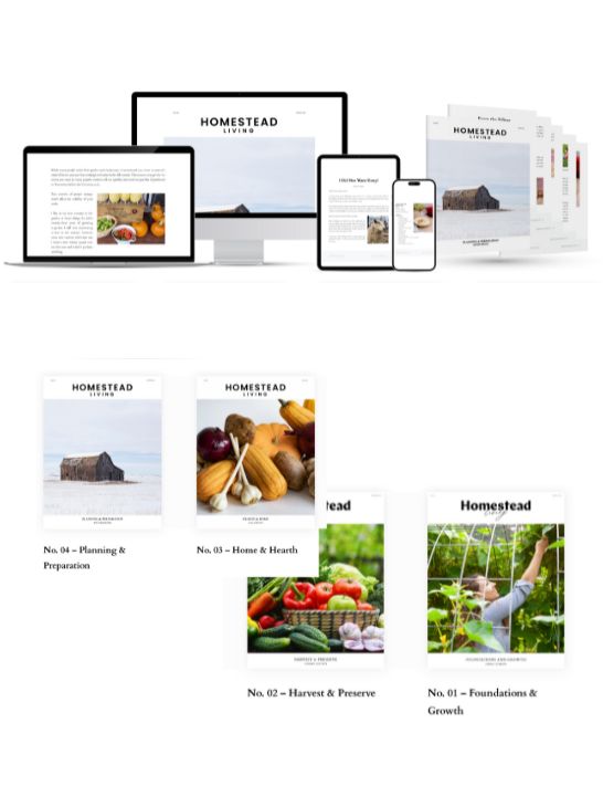 Homestead Living Magazine - Annual Subscription - Homestead Living