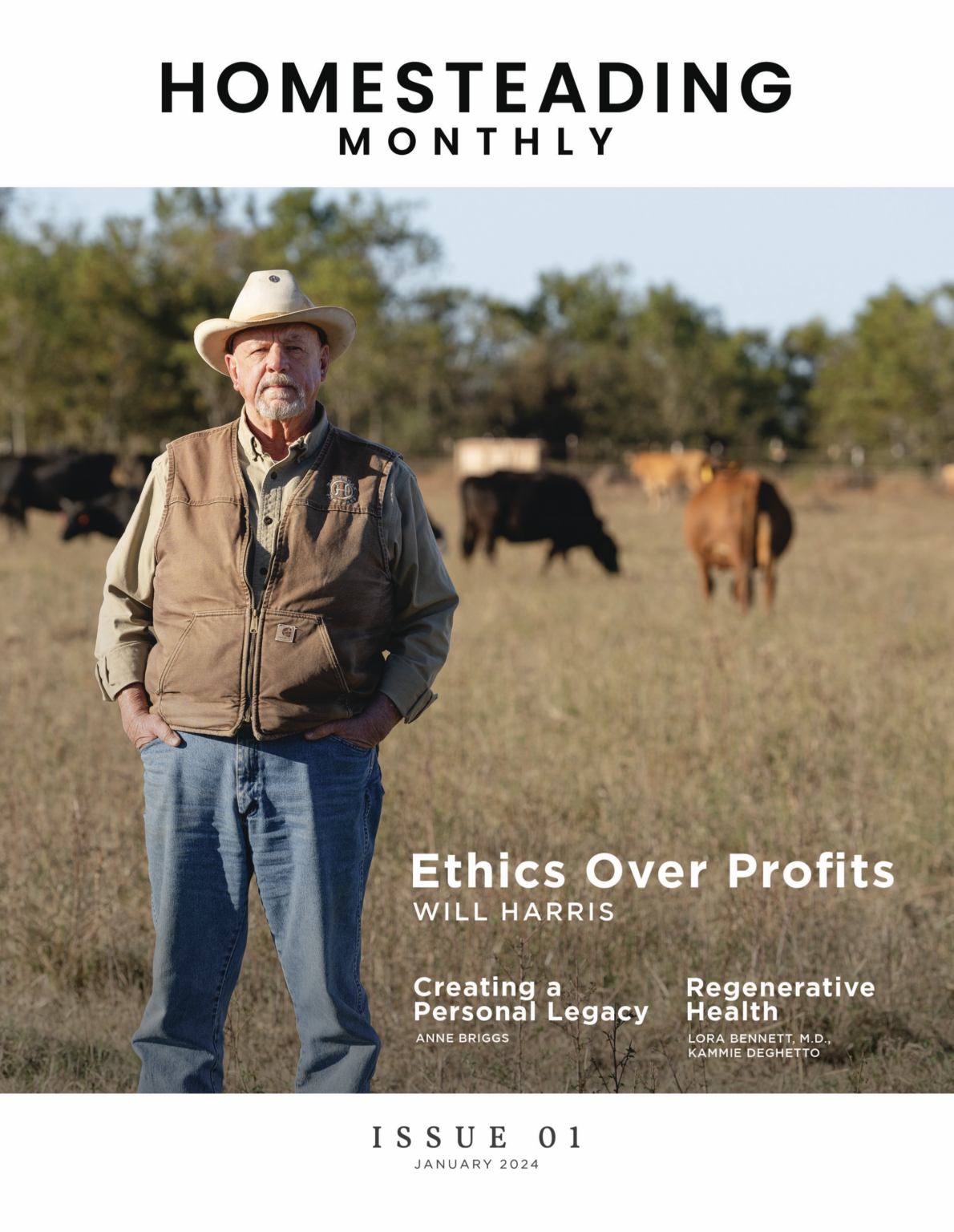 Issue 01: Homesteading Monthly - January 2024 - Homestead Living